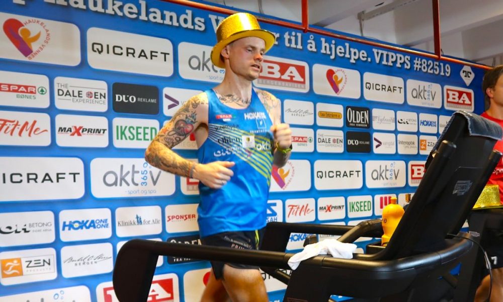Norwegian runner breaks 24hr treadmill world record | Fast Running